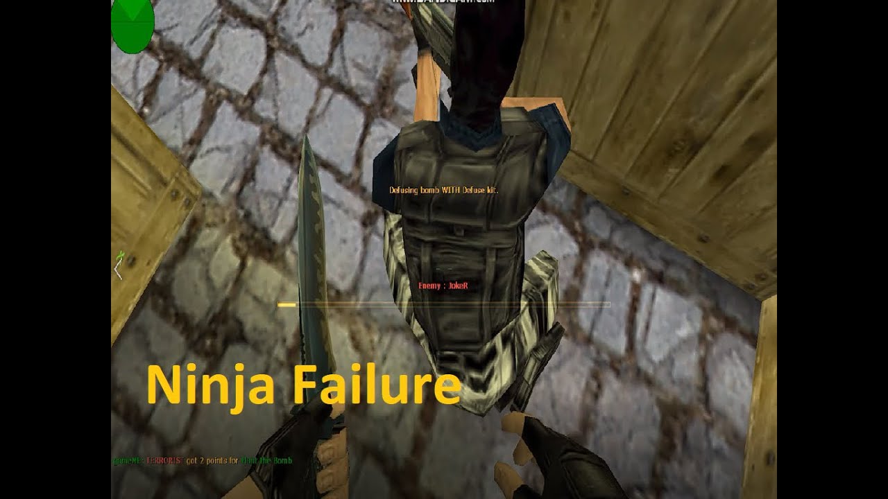 Failed Ninja Defuse Attempts Counterstrike 1.6 - YouTube