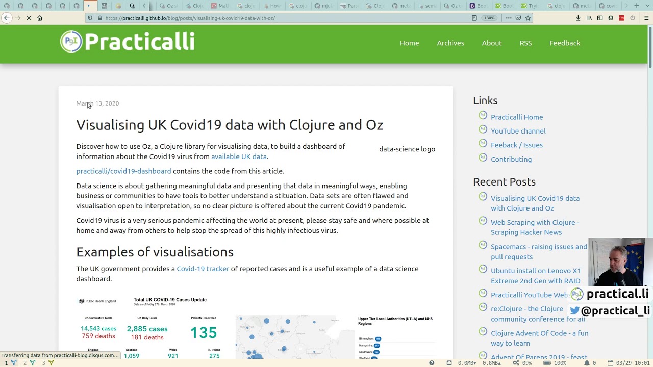 065 - Data Science Visualisation with Oz - Practicalli Clojure - YouTube 065 - Data Science Visualisation with Oz - Practicalli Clojure - YouTube