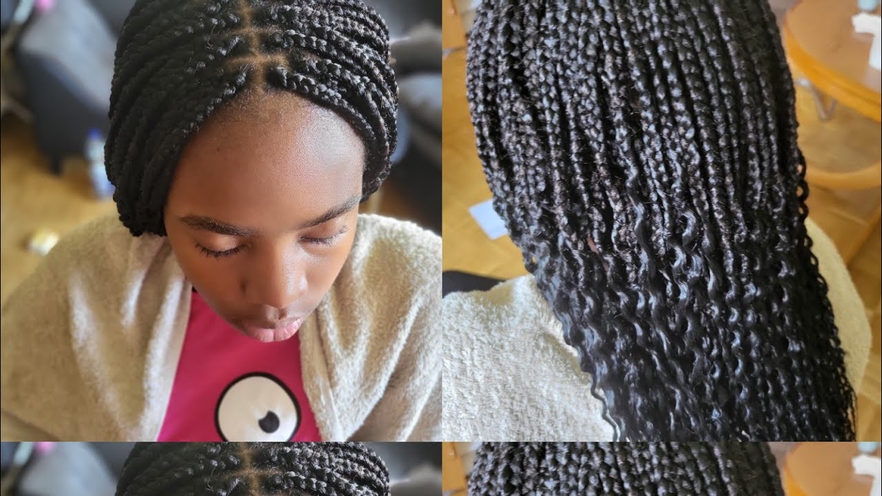 lemonade braids | watermelon braids | easy hairstyle | twist braids ...