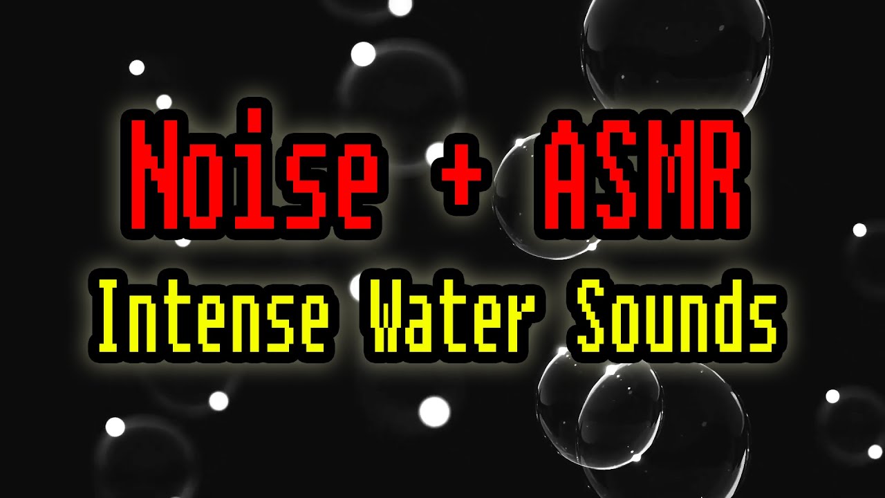 10H Water Bubbles & ASMR White Noise | Sleep Better, Relax Deeply 🌊 ...