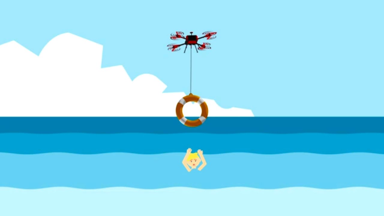 drones save people - water Search & Rescue drone system - Pelixar SAR ...