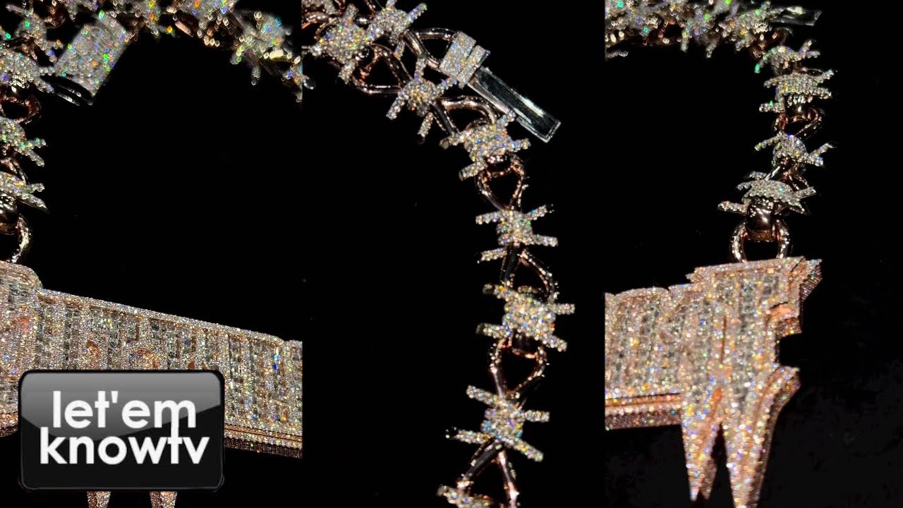 Keyglock Just Got A New Crazy "CUTHROAT" Diamond Chain From Eliantte ...