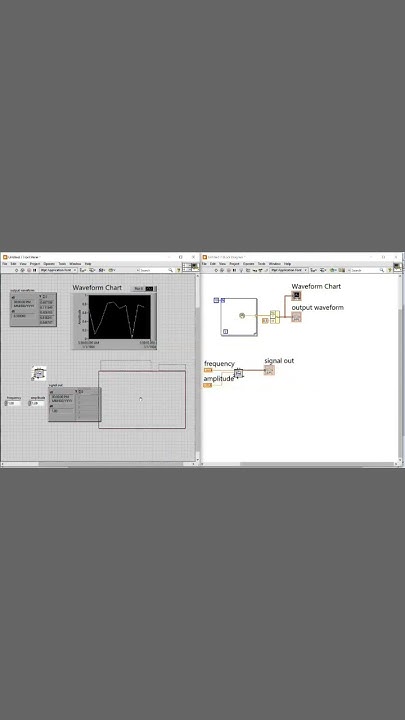 LabVIEW Waveform #shorts - YouTube