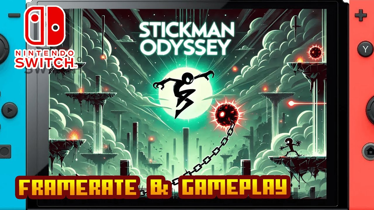 Stickman Odyssey - (Nintendo Switch) - Framerate & Gameplay - YouTube