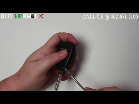 How To Replace A Chrysler 200 Key Fob Battery 2011 - 2014 - Keyless ...