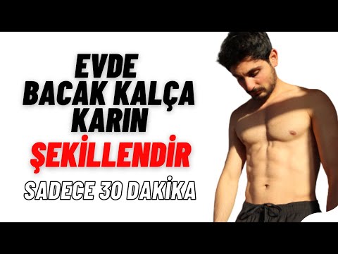 30 MIN SIXPACK | LEG | HIP WORKOUT ( Karın-bacak-kalça ) 21 Gün Aralıksız Uygula !