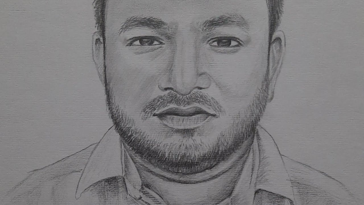 Portrait drawing tutorial easy / Figure drawing easy tutorial - YouTube