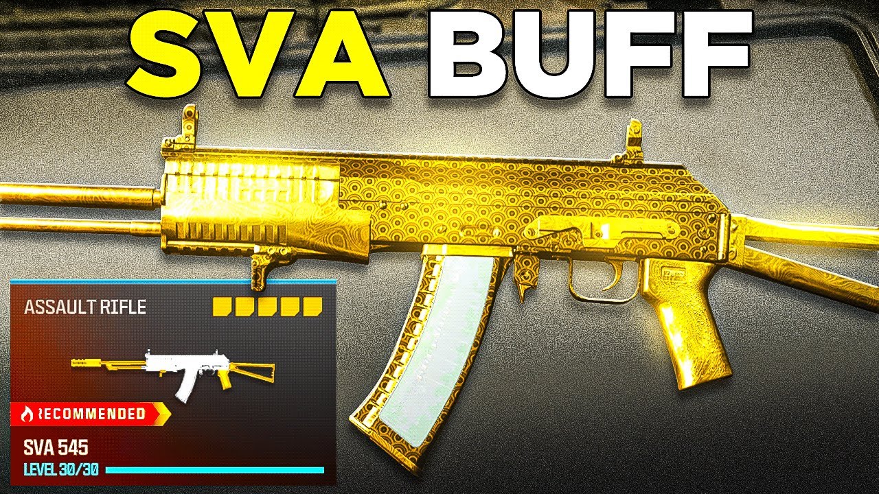 the *NEW* BUFFED SVA 545 REPLACES EVERY AR in MW3! (Best SVA 545 Class ...