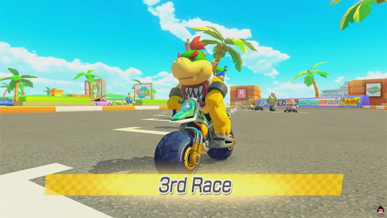 Mario Kart 8 Deluxe - Bowser Jr., Metal Mario, ... in Paris Promenade ...