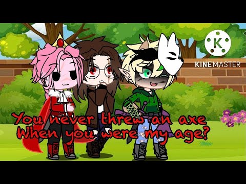 You never threw an axe when you were my age? || Dsmp || Chaos trio ...