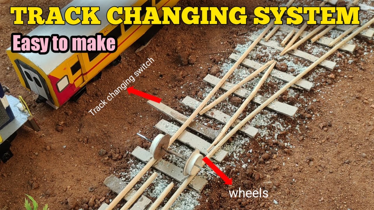 How to make Track changer system || Easy method to take || DIY tracks ...
