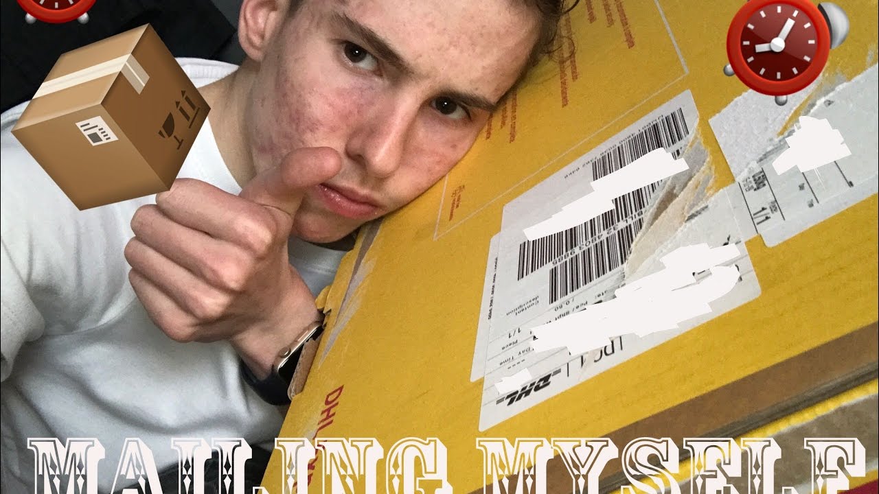 MAILING MYSELF | 24 HOUR CHALLENGE | 100% REAL (Human Mail Challenge ...