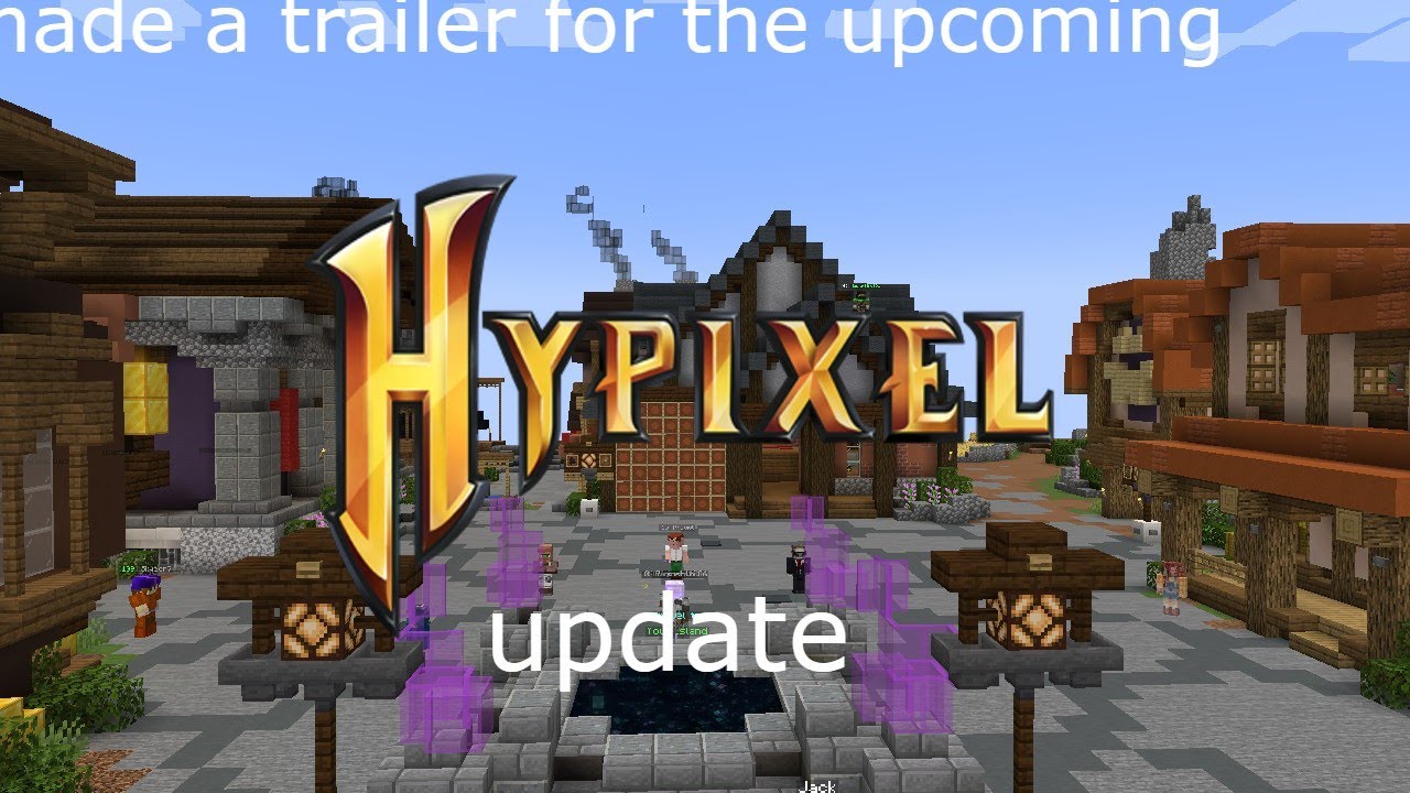 I made a trailer for the upcoming Hypixel update - YouTube