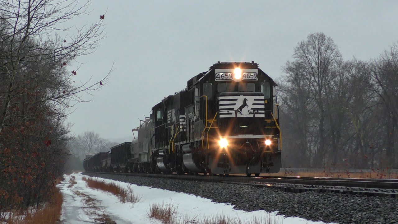 NS Operation Lifesaver GP59E on a Rainy Afternoon - 2/3/2022 - YouTube