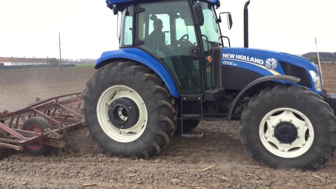 New Holland TD5.110 та КПС 4 - YouTube