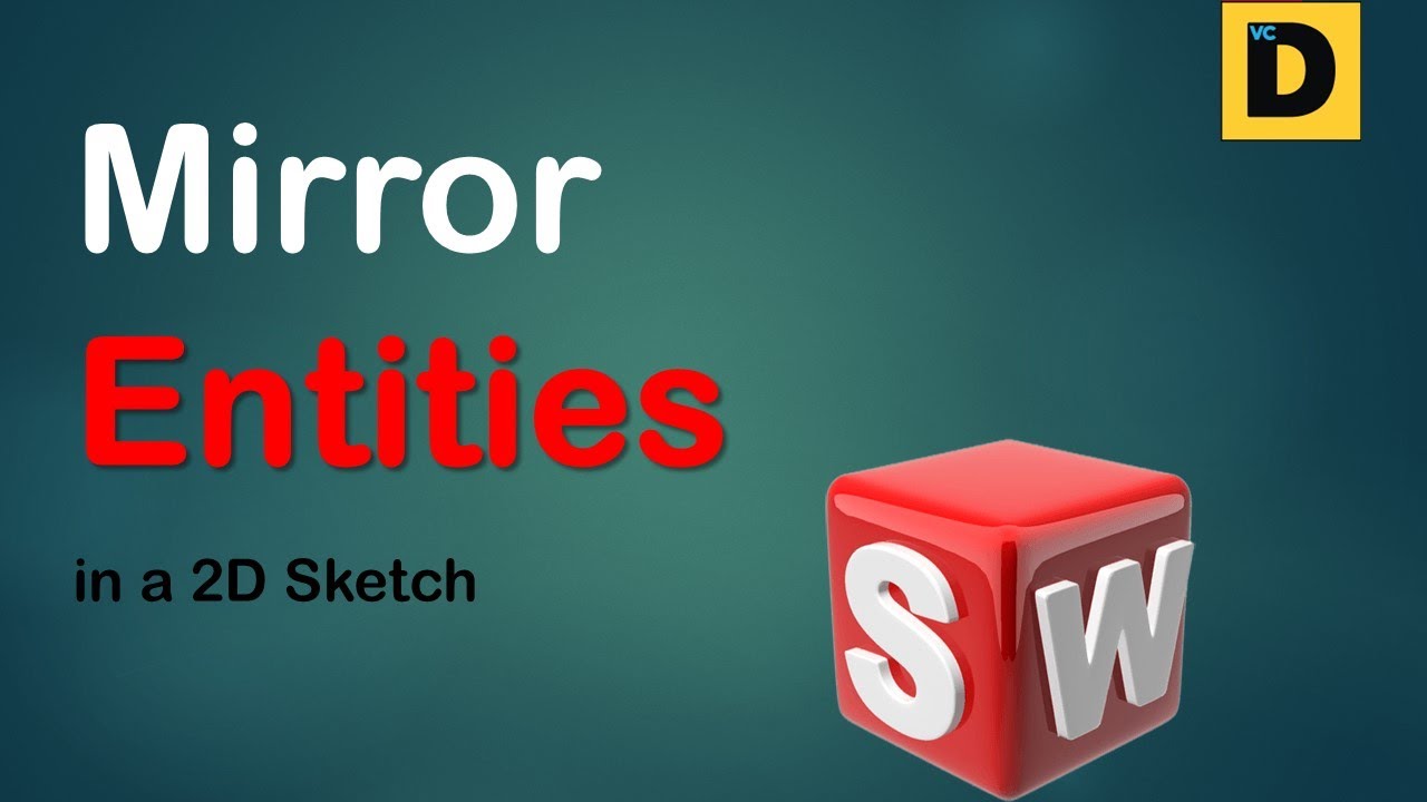 How to Mirror Entities in SolidWorks I Hindi I Vinod Cumar Designs ...