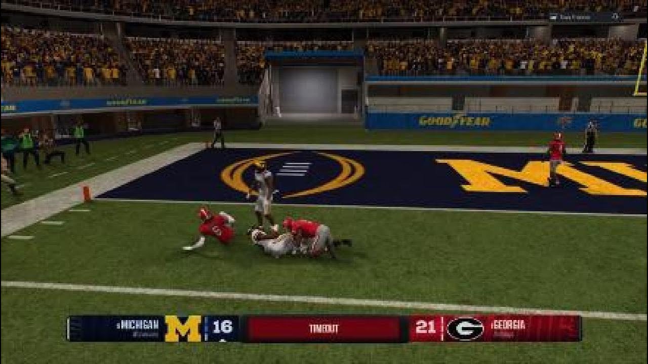 Michigan vs Georgia - Playoffs Round 1 highlights - YouTube