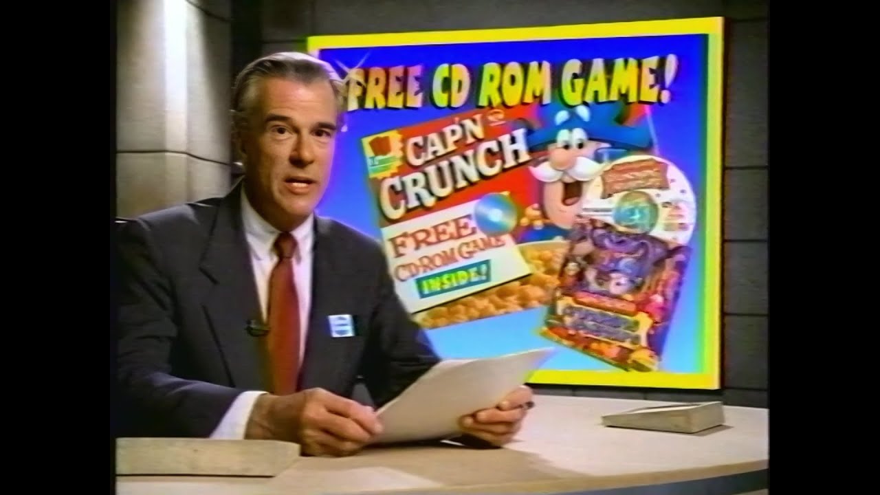 Cap'n Crunch (Where's The Cap'n?) CD-Rom Game Commercial Nickelodeon ...