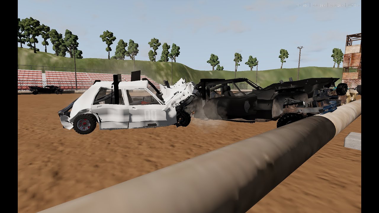 Ep.12 Beamng.Drive demolition blizzard bash square body vic. - YouTube