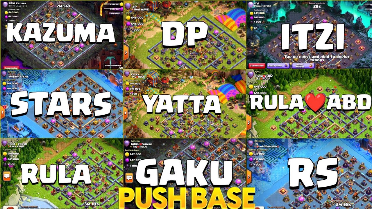 FINALLY ! TH16 Global Top Player Bases With Proof Available Now ! Th16 ...