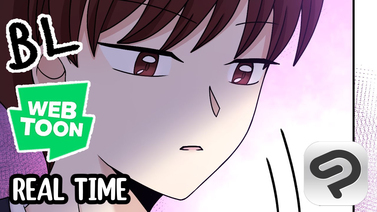 BL WEBTOON making | Bite me pt 2 | Real Time | Tapas | Clip Studio Paint CSP - YouTube