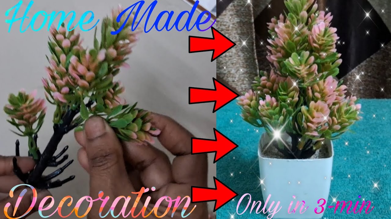 "Quick DIY Flower Decor: Easy Home-Made Floral Arrangement in 3 Minutes ...
