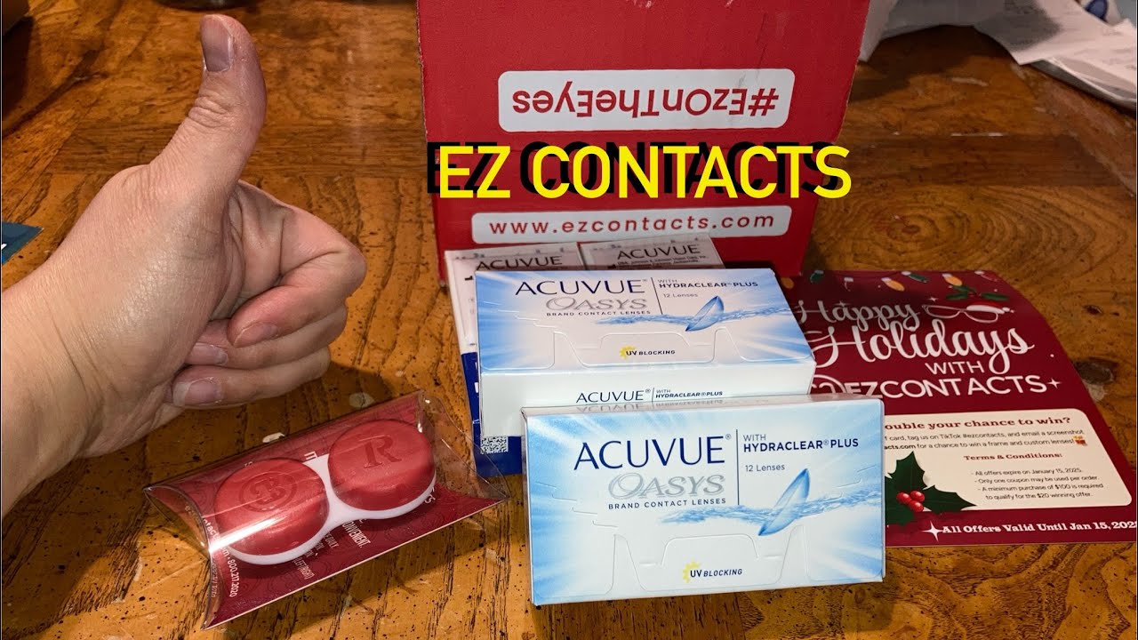 EZCONTACTS.COM First ORDER of Contact Lens FOR LESS 🤩 👓 🤓 SUPER CHEAP ...