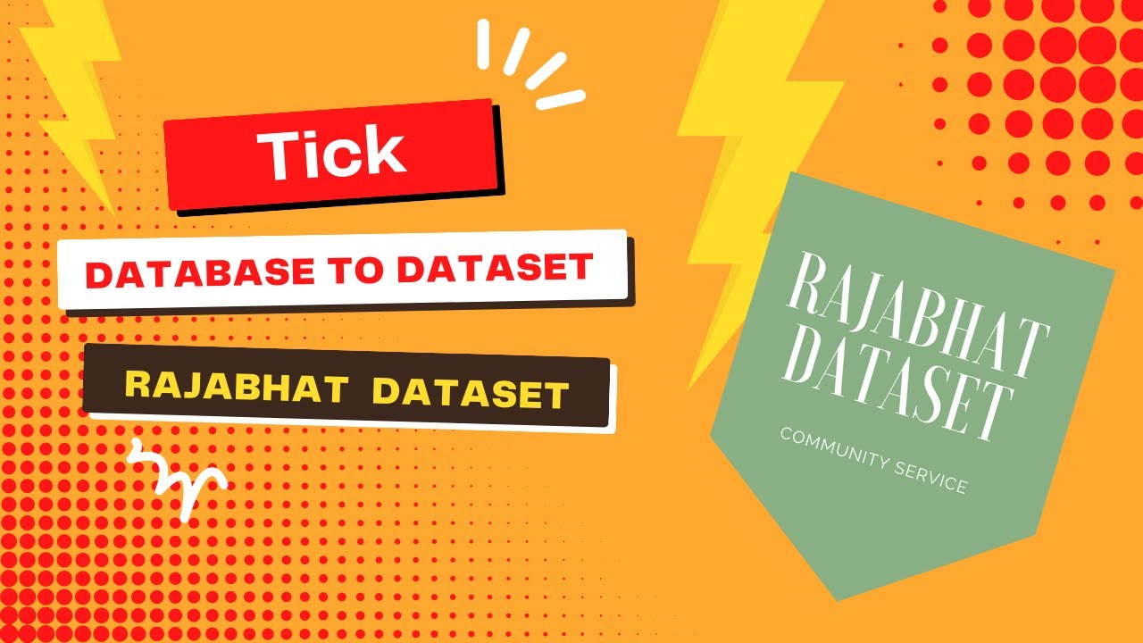 How to. transform. database to dataset : เรียนกับครูน้อยดอทคอม - YouTube