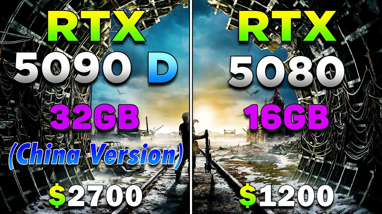 RTX 5090 D 32GB (CHINA Version) vs RTX 5080 16GB | PC Gameplay Tested ...