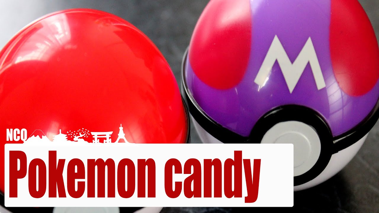 Japanese Pokemon Pokeball Candy - YouTube