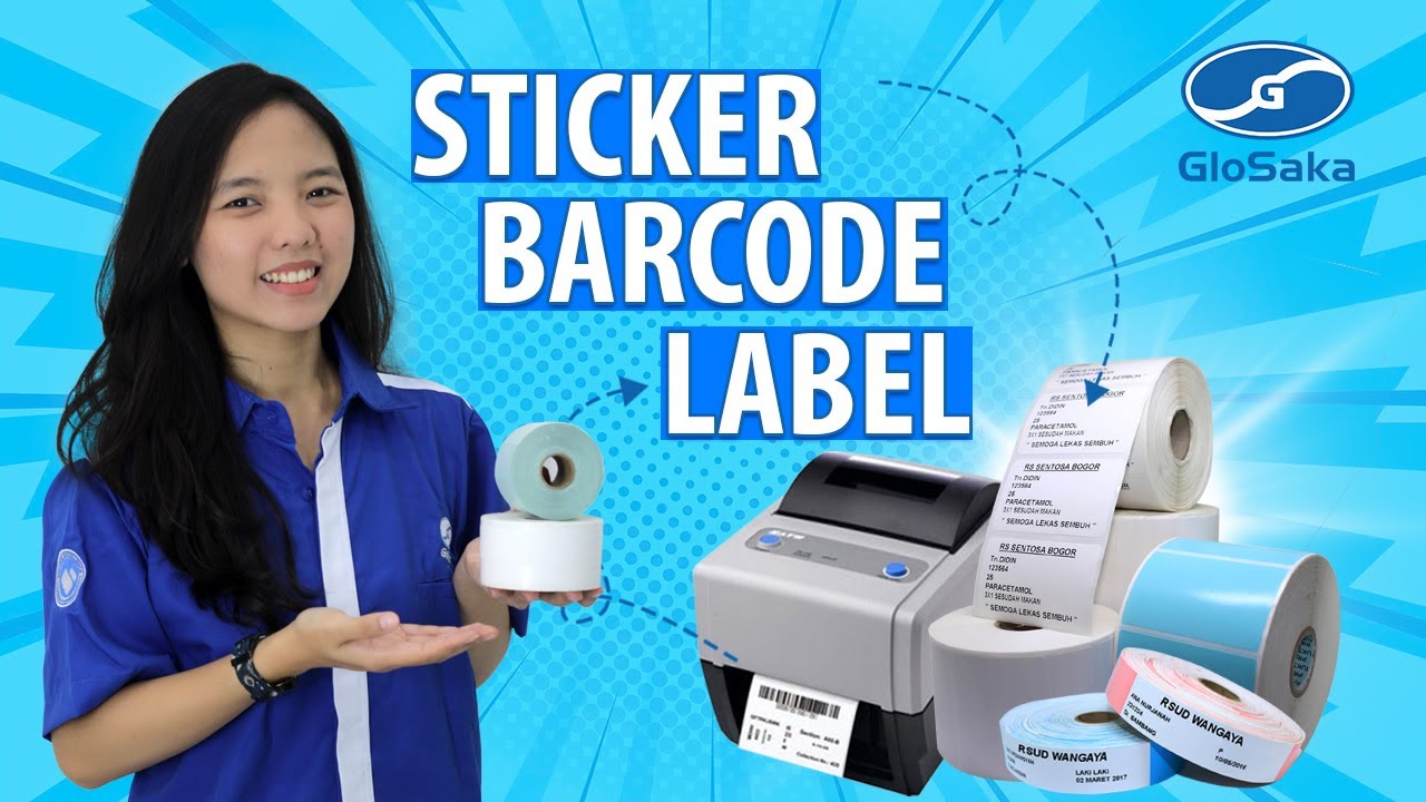 STICKER BARCODE LABEL UNTUK RUMAH SAKIT, PUSKESMAS, KLINIK - YouTube