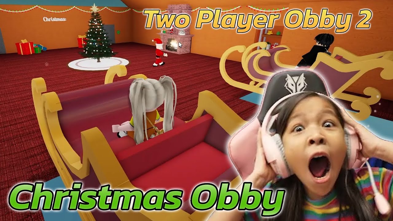ช่วยกันผ่านด่าน คริสต์มาส Two player obby 2 ด่าน Chrismas Obby [ Roblox ...