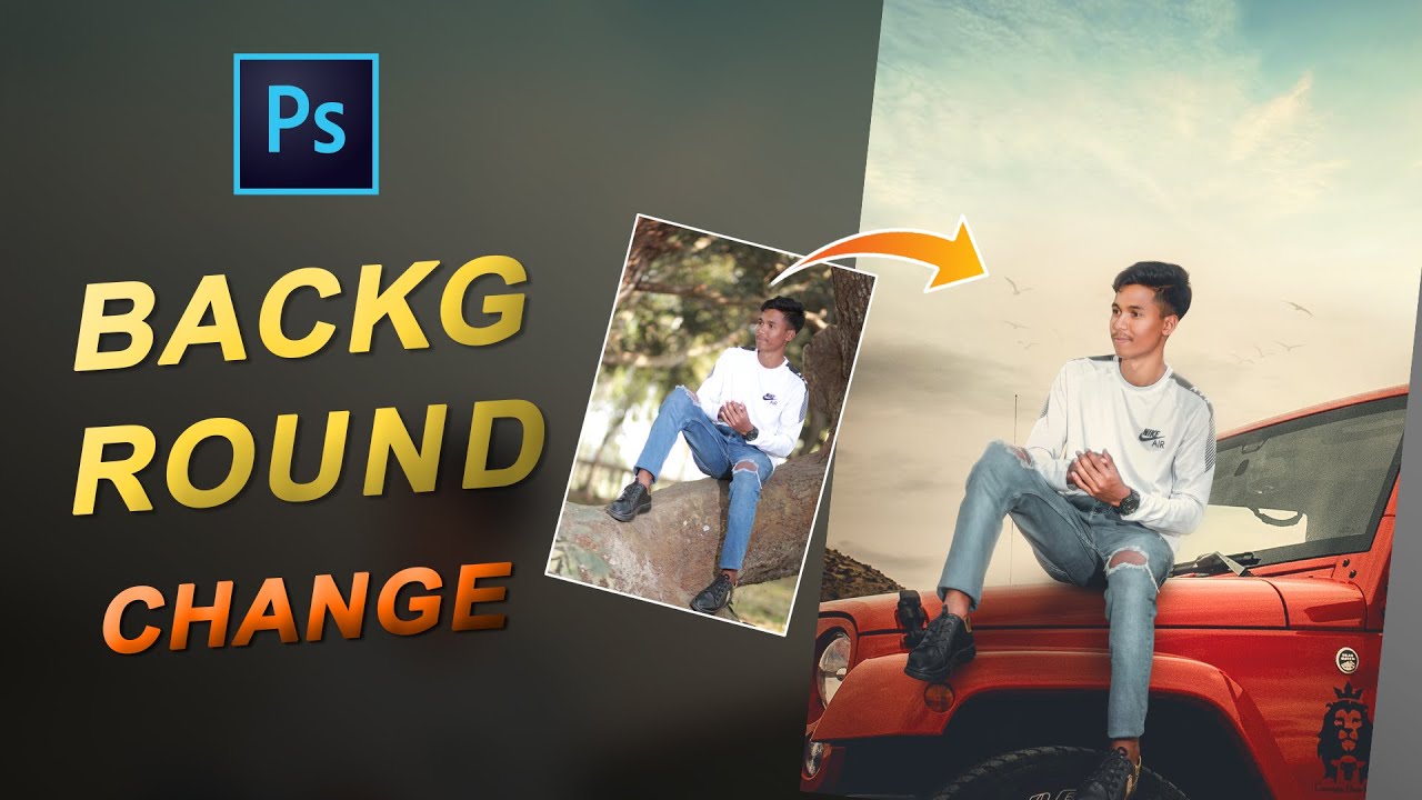 Background change Tutorial | Photoshop Manipulation Tutorial 2023 | How to change background ...