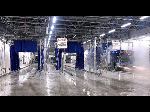 InterClean Wash Systems for Transit Fleets - YouTube