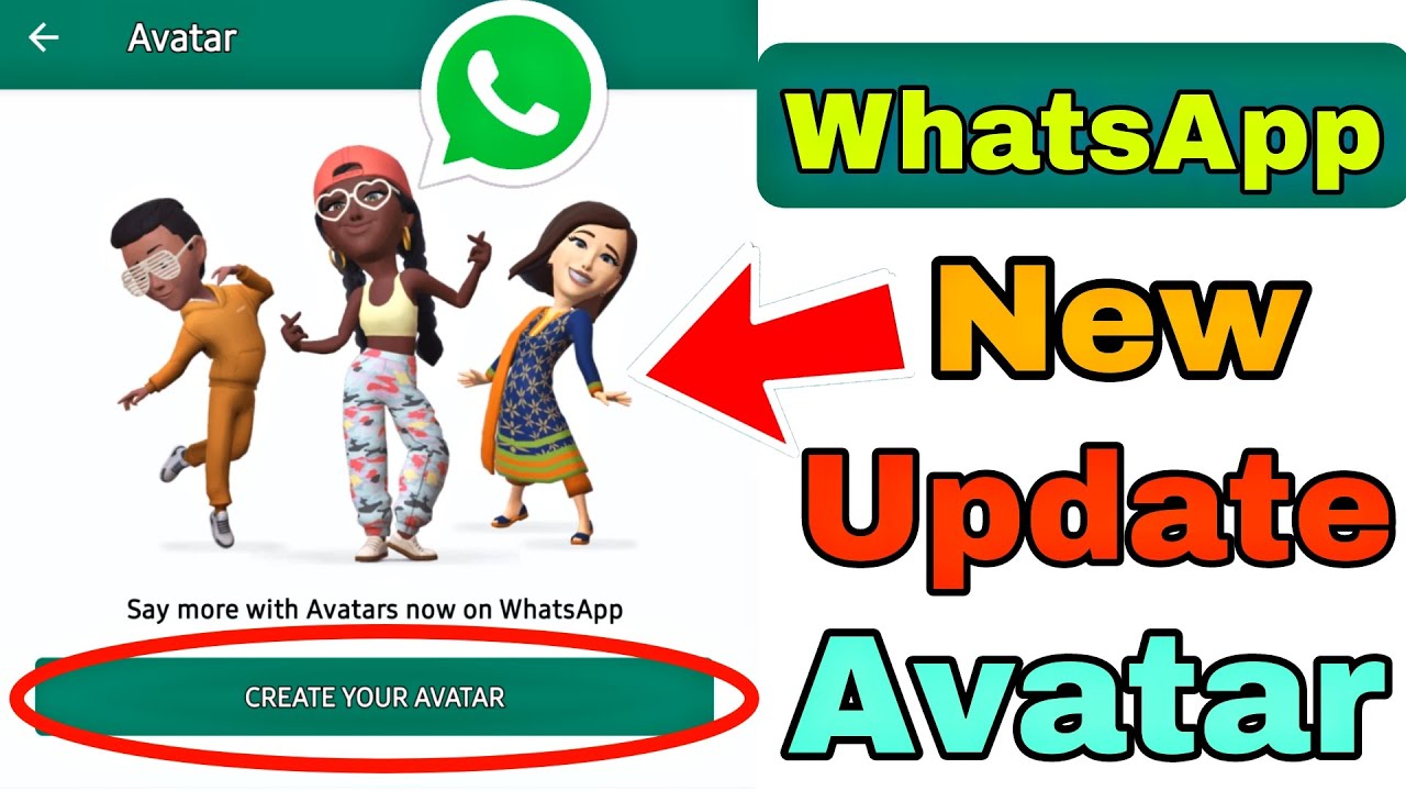 WhatsApp New Update Avatar Feature - YouTube