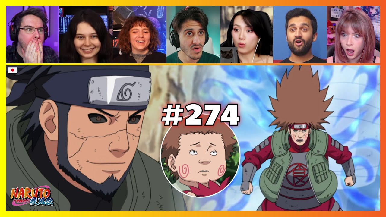 Naruto Shippuden Episode 274 | Choji vs Asuma | Reaction Mashup ナルト 疾風伝 ...