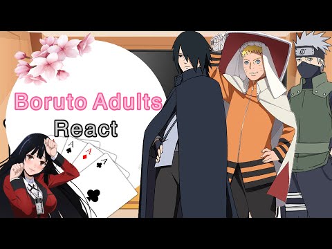 ⁉️Boruto Adults react to Sakura as Yumeko♠️♥️♣️♦️[NarutoxKakegurui crossover]  {🦊🍅🌸📗} (Sasusaku)