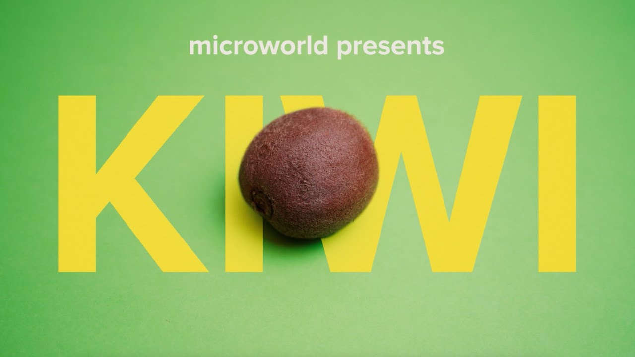 What does a kiwi look like under a microscope? 🥝 - YouTube