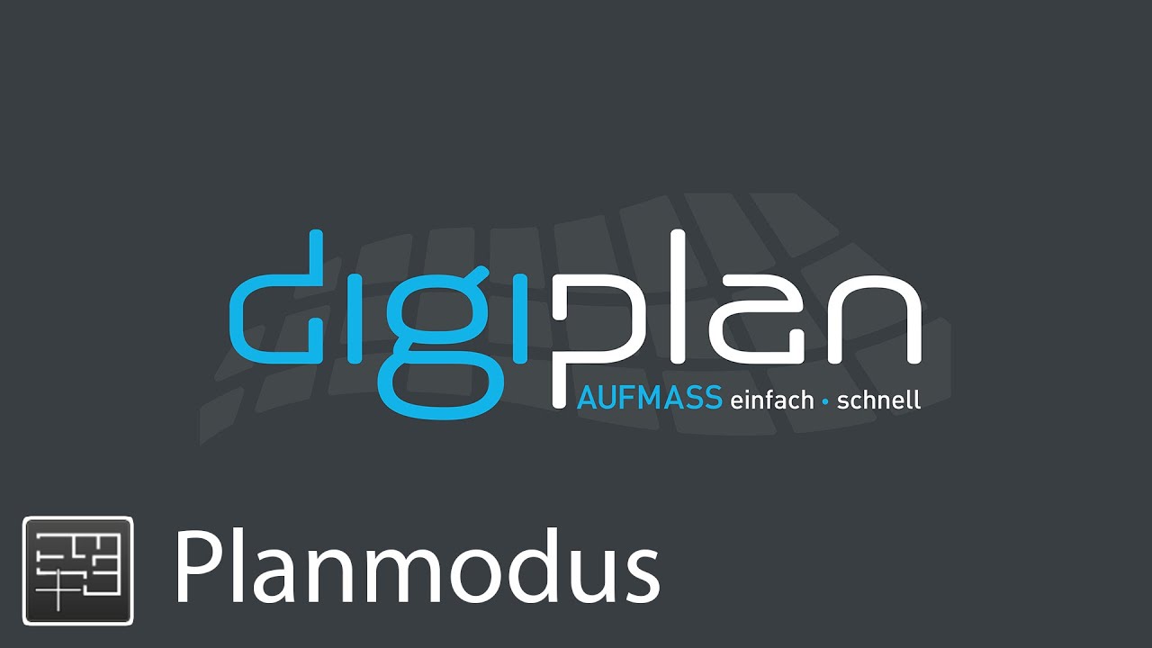 Aufmass Software digiplan - Digitalmodus Überblick - YouTube
