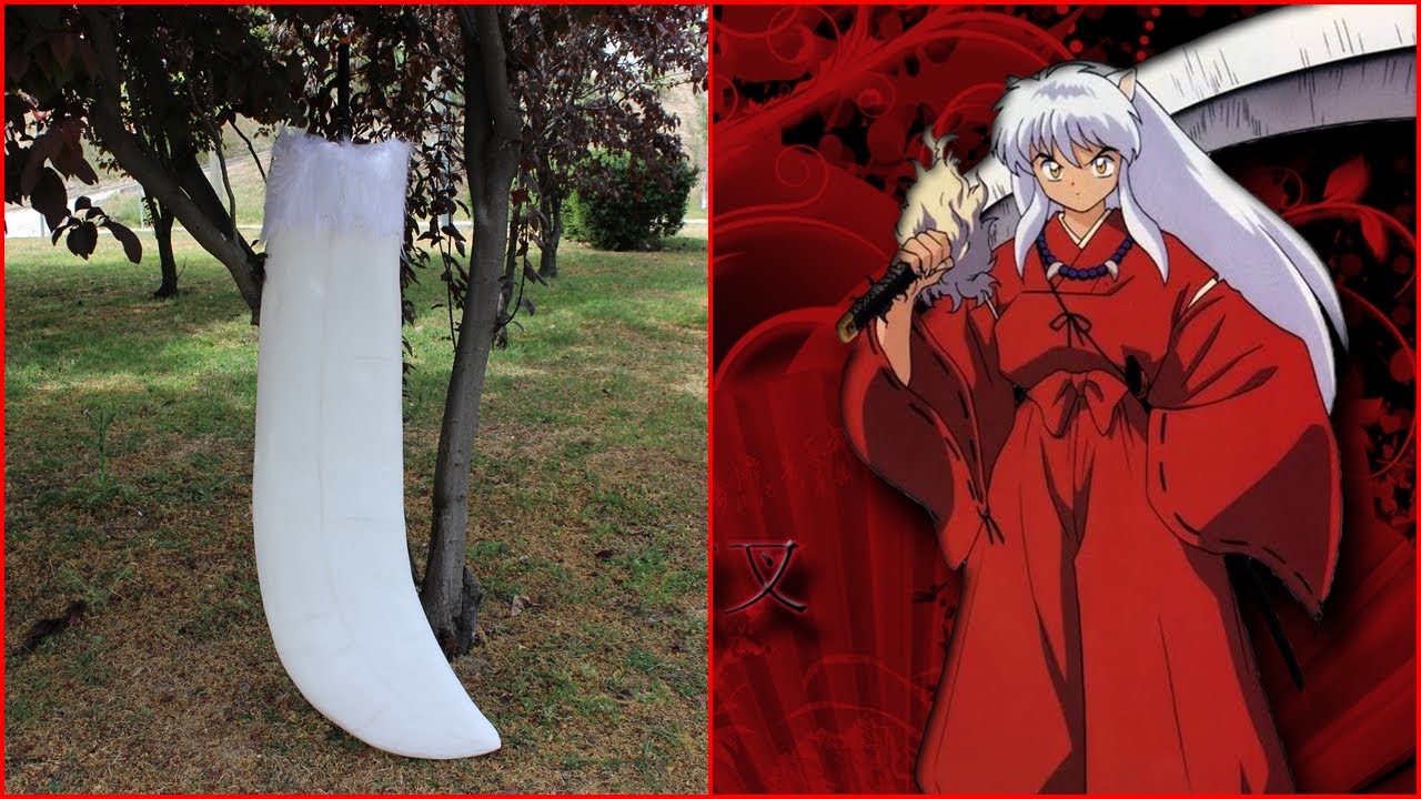 DIY - TESSAIGA / COLMILLO DE ACERO /ESPADA INUYASHA - YouTube