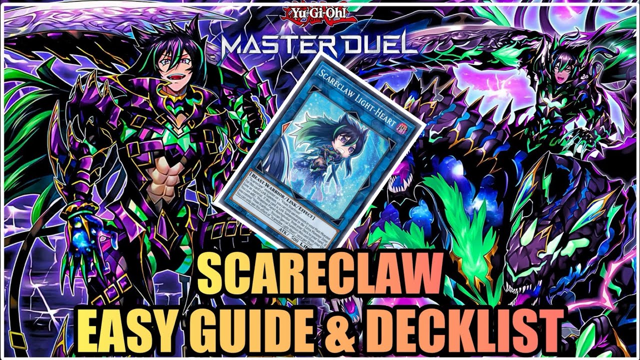 SCARECLAW EASY GUIDE & DECKLIST! OTK EVERY TIME! [Yu-Gi-Oh! Master Duel ...