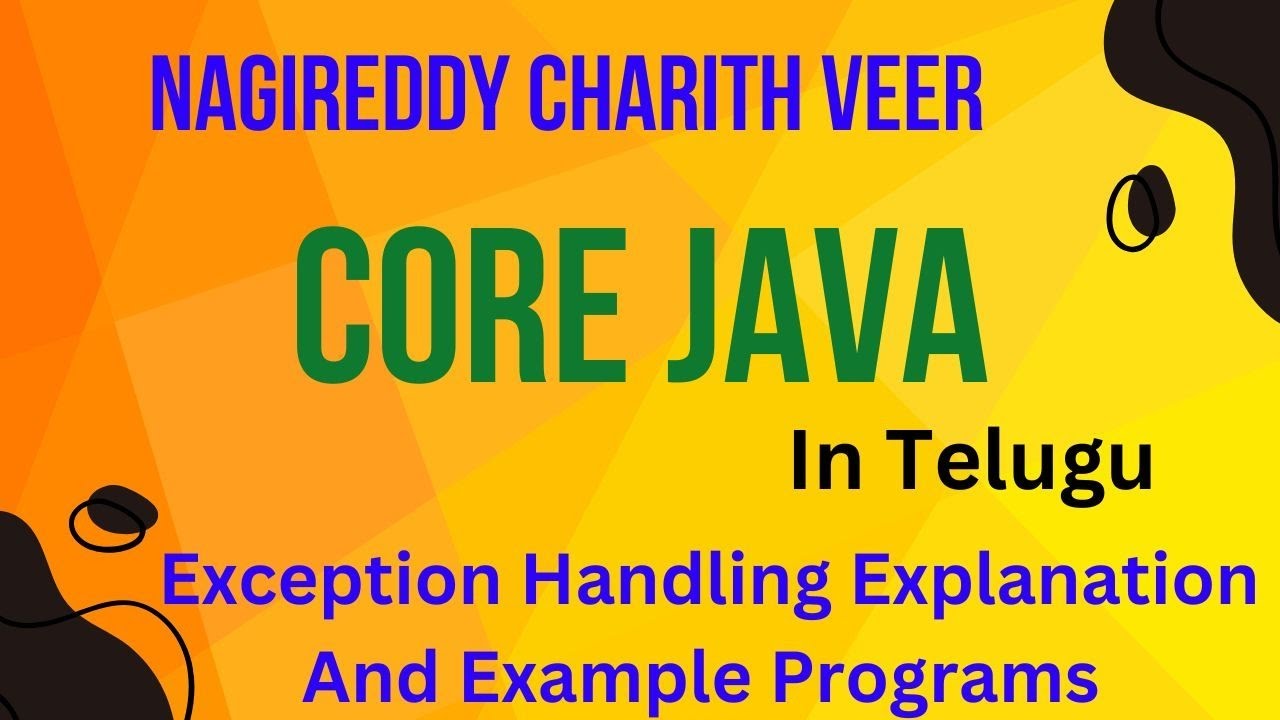 Part 21 Exception Handling In Java Java Programming Language In 9855