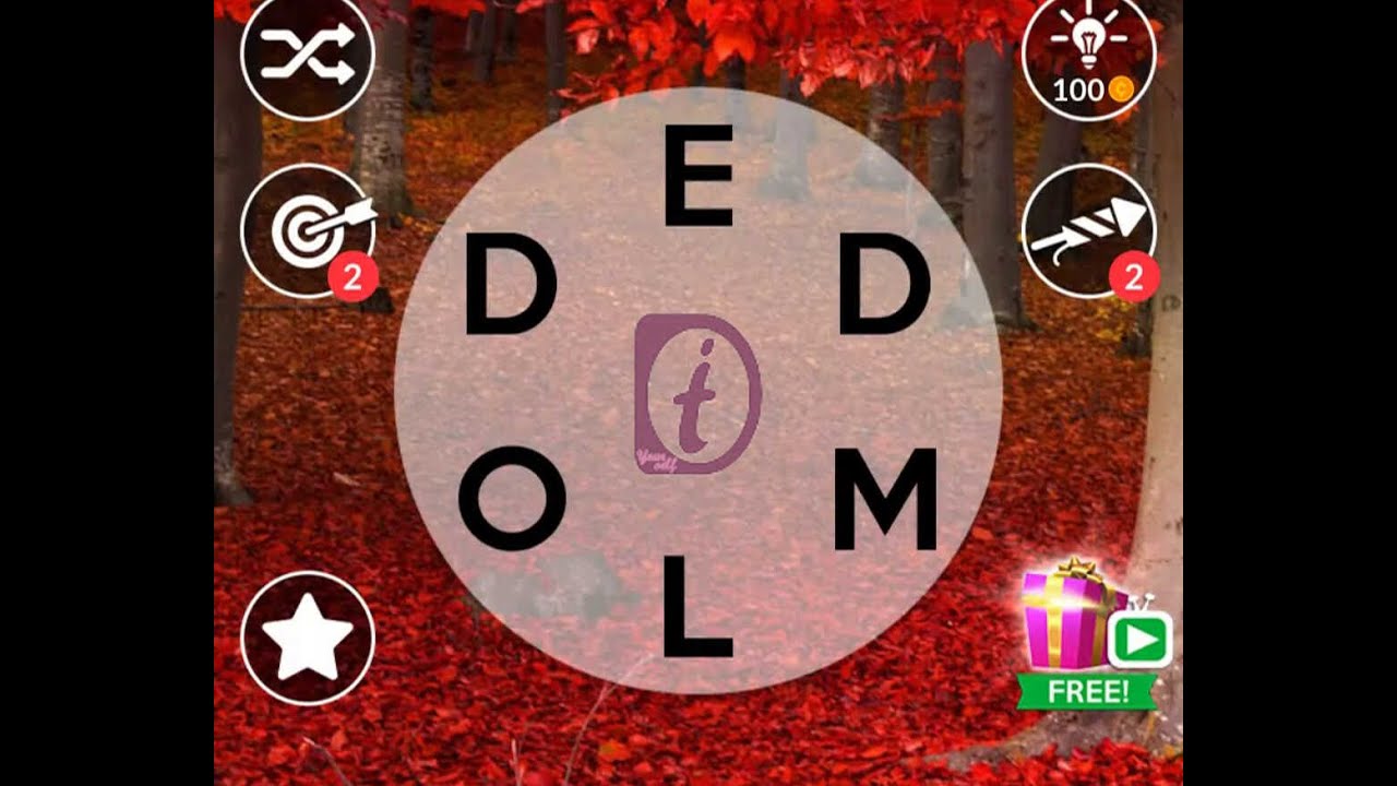 0596 Wordscapes Autumn Red Level 596 - YouTube