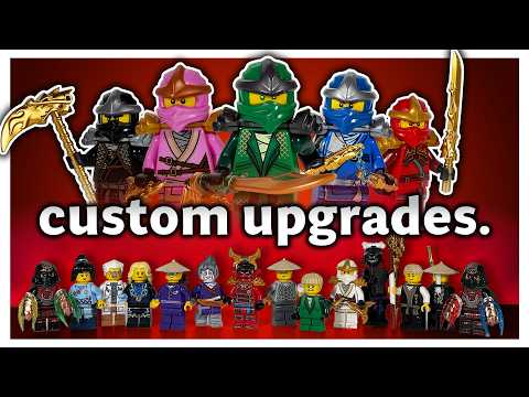 Upgrading EVERY Ninjago Legacy Minifigure!!