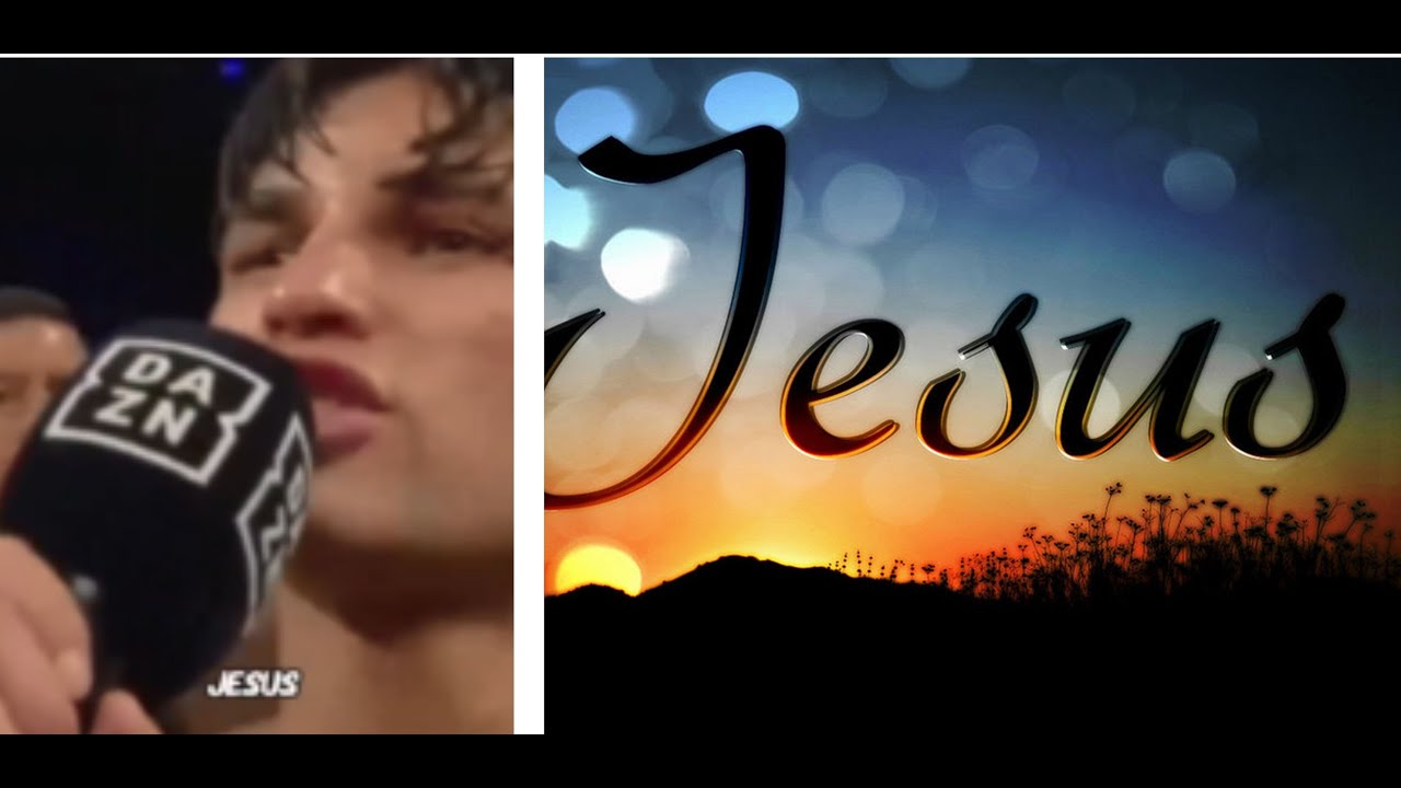 Ryan Garcia defeats Devin Haney and he proclaims the NAME OF JESUS loud ...