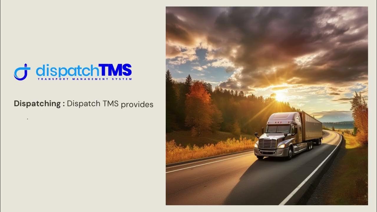 Trucking Dispatch Software - Dispatch TMS - YouTube