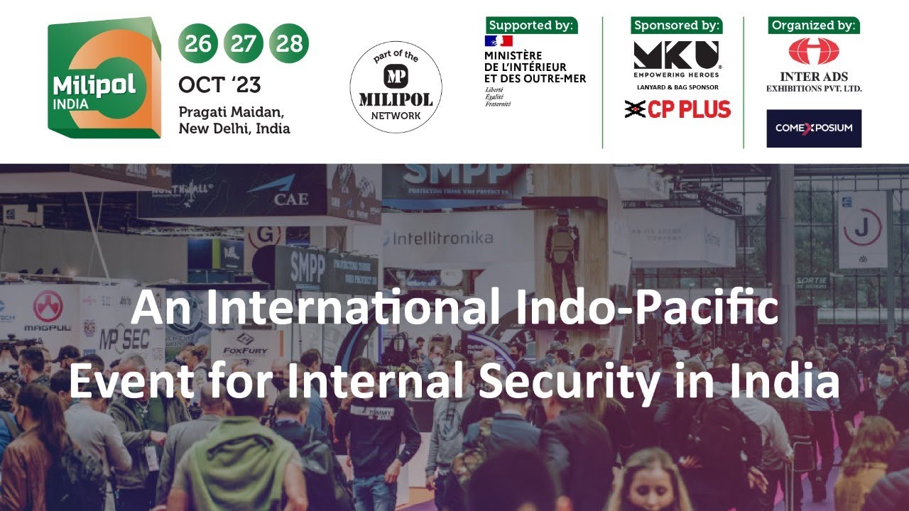 MILIPOL India | 26-28 October,2023 | Pragati Maidan New Delhi - YouTube