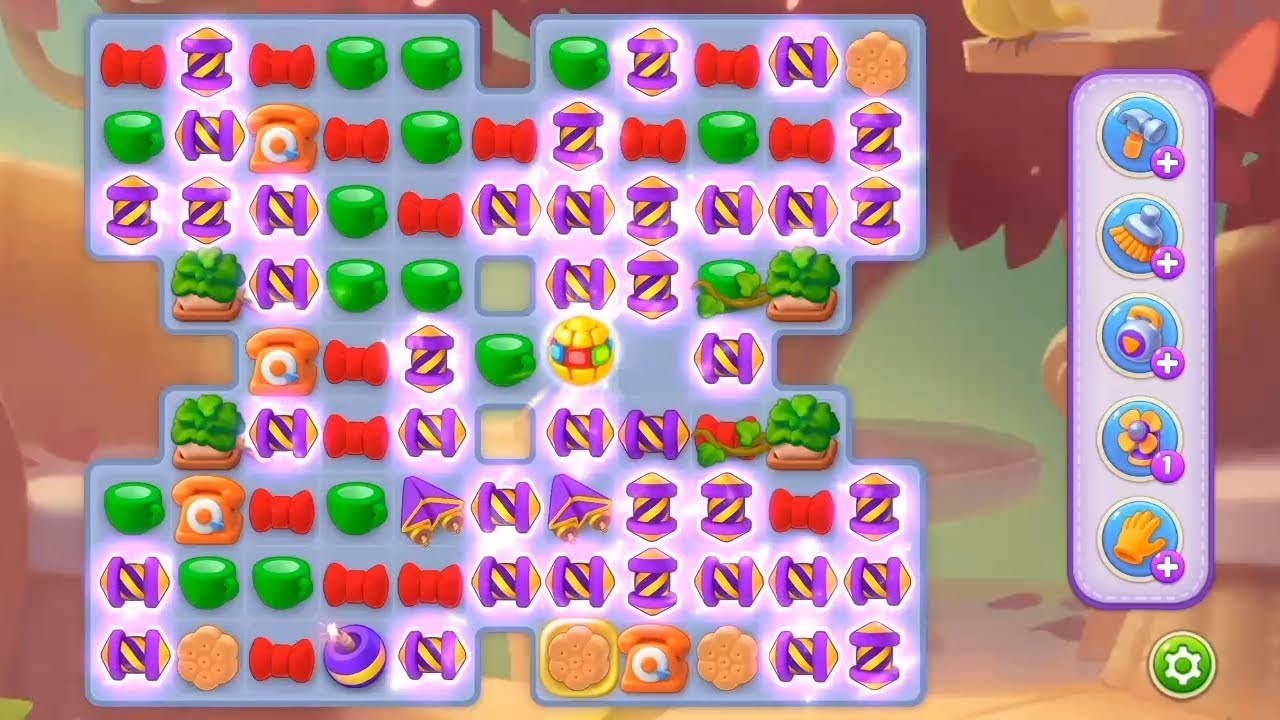 homescapes level 8368 | homescapes hard level - YouTube