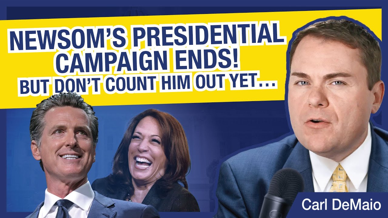Newsom Presidential Campaign Ends! But Don’t Count Him Out Yet - YouTube
