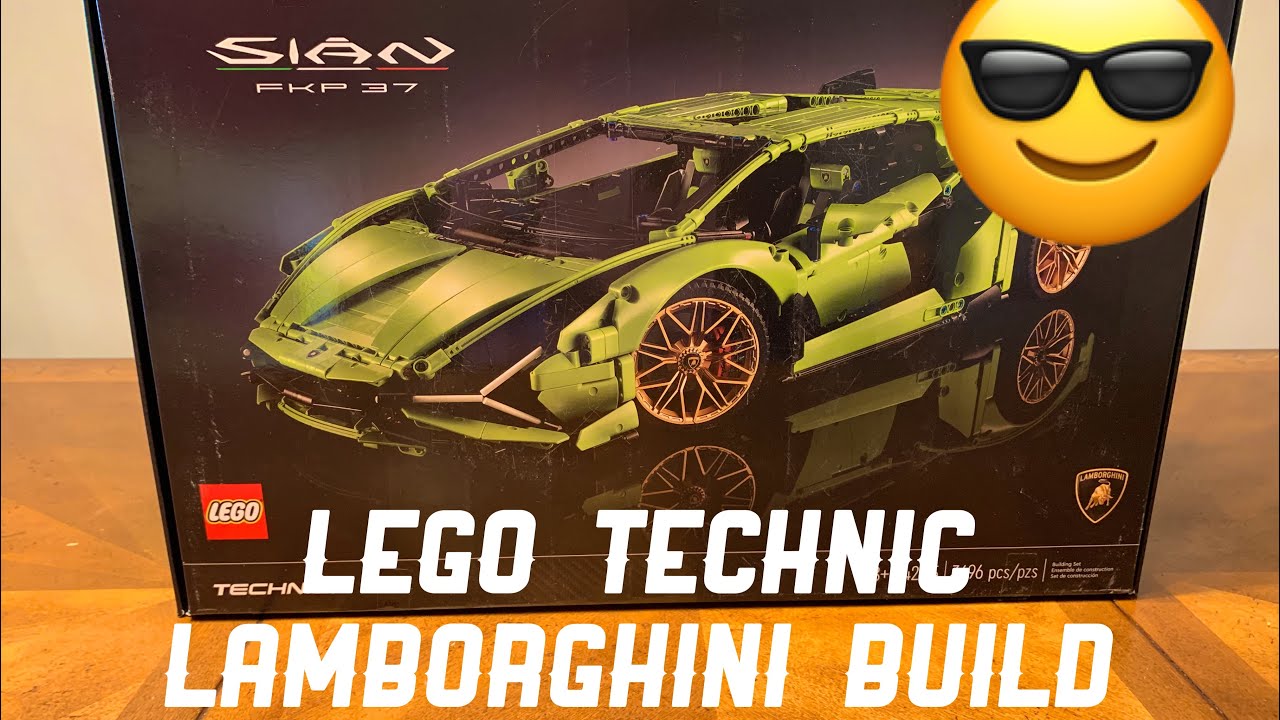 Lego Technic Lamborghini Sián FKP 37 42115 Build Video :: Took OVER 9 ...